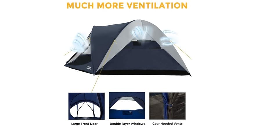 Pacific Pass 6 Person Dome Tent