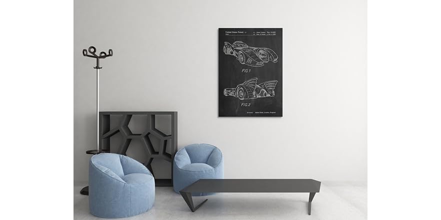 Batmobile Canvas Gallery Wrap (2 Sizes)