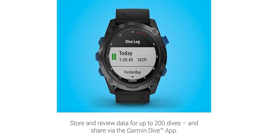 (NEW) Garmin Descent Mk2i, Watch-style Dive Computer with Air ...