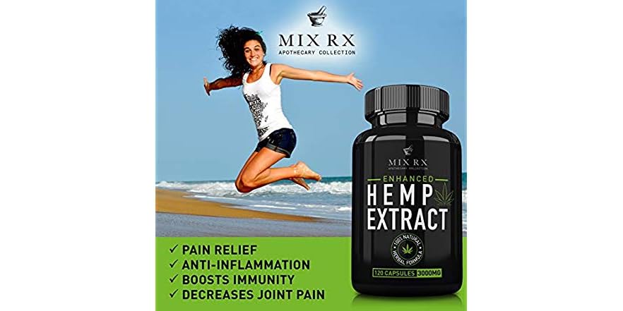 Hemp Oil Capsules 2 Pack 240 Pills