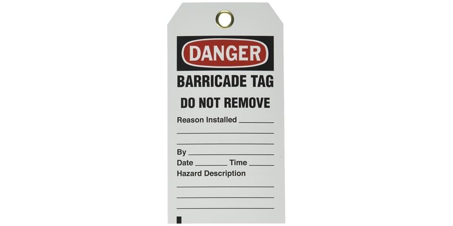 Brady Tag, Polyester, Pack of 25