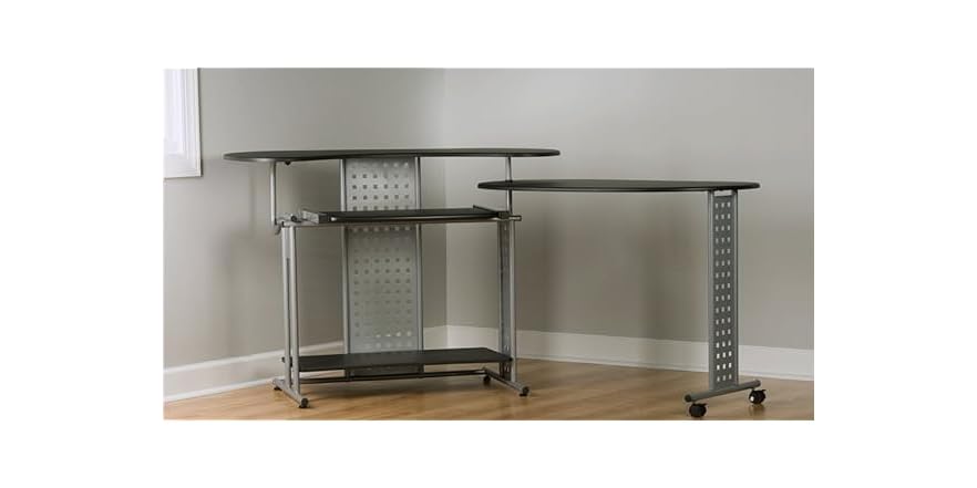 OneSpace Regallo Computer Desk, Black