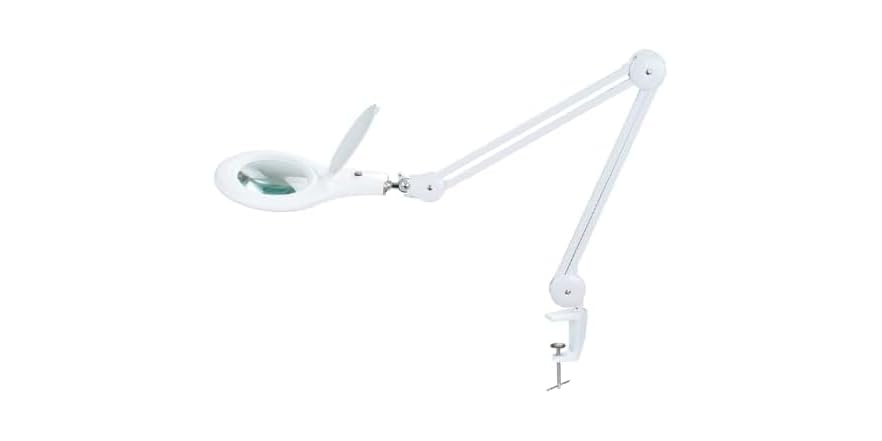 Pro'sKit LED Table Clamp Magnifier Lamp