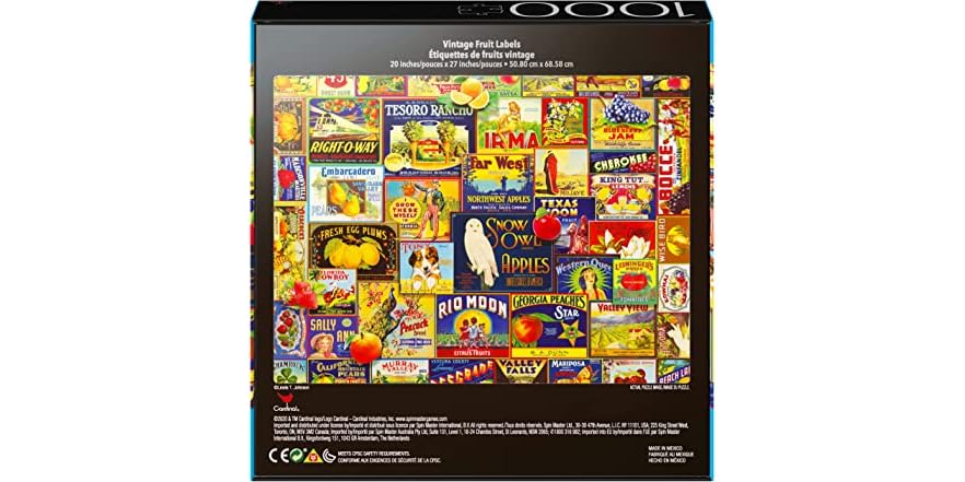 Spin Master Games 2-Pack of 1000-Piece Jigsaw Puzzles