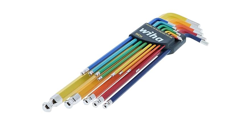 Wiha 66981 13 Piece Ball End Color Coded Hex L-Key