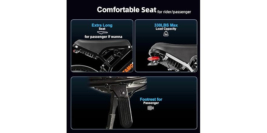 Tamobyke V20 E-Bike Adults 7-Speed
