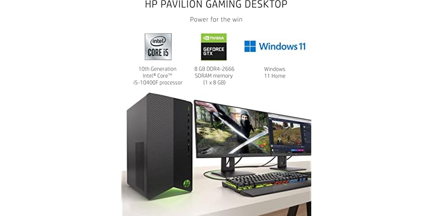 HP Pavilion Gaming TG01-1120 Desktop (Open Box)