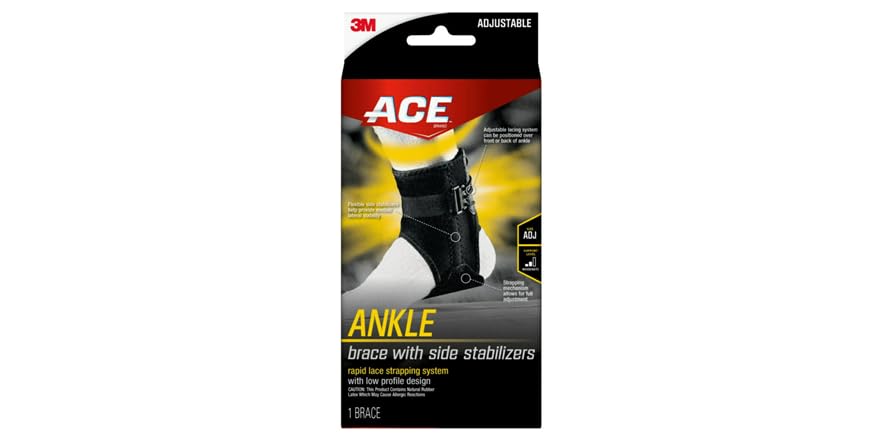 ACE Brand Ankle Support W Stabilizers