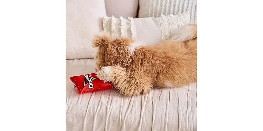 SPOT SPOT Fun Foods Dogritos Chips –Plush Squeaker Toy for