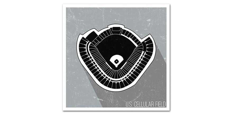 MLB Stadium Seating Map Poster, 2 Sizes