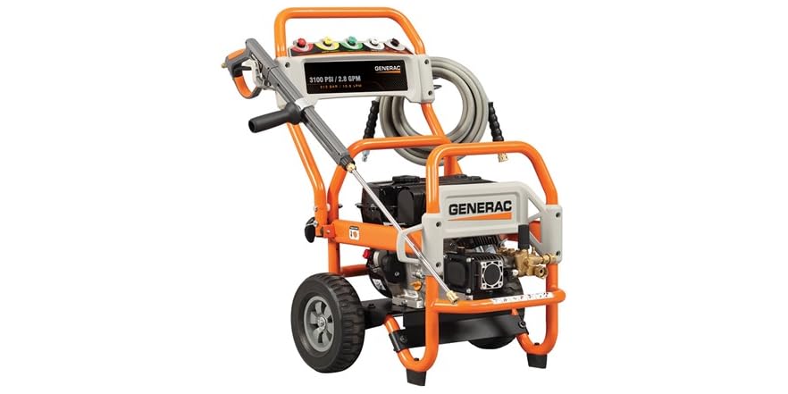 Generac 3,100 PSI Gas Powered Pressure Washer