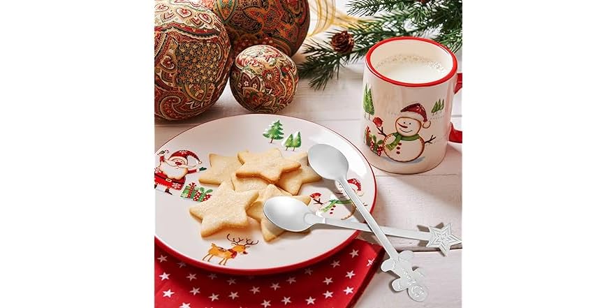 16 Pieces Christmas Tea Spoon Set