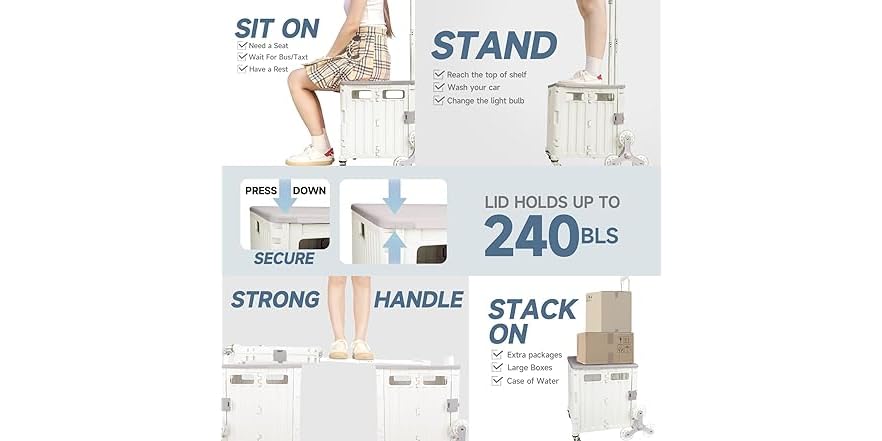 Honshine BC103824040017 Foldable Cart (Open Box)