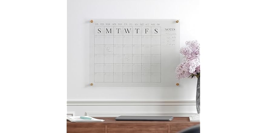 Martha Stewart Grayson Acrylic Wall Cale