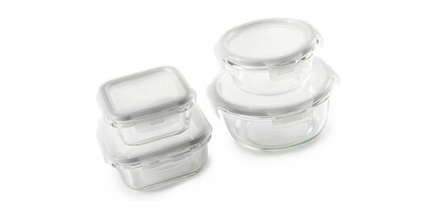 Lock & Lock 8-Piece Glass Set
