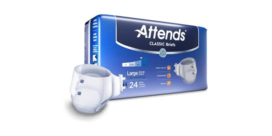 Attends Classic Briefs w/ Dry-Lock Technology