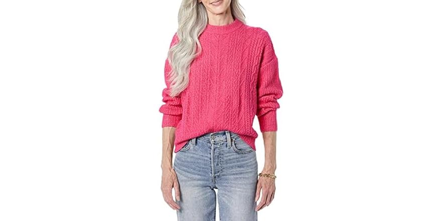 Amazon Women's Cable Knit Sweater