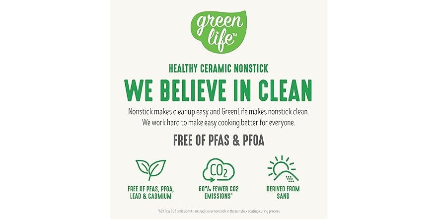 GreenLife 10 Piece Nonstick Pots & Pans Set