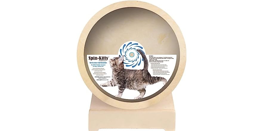 Penn-Plax Spin Kitty Cat Exerciser Wheel