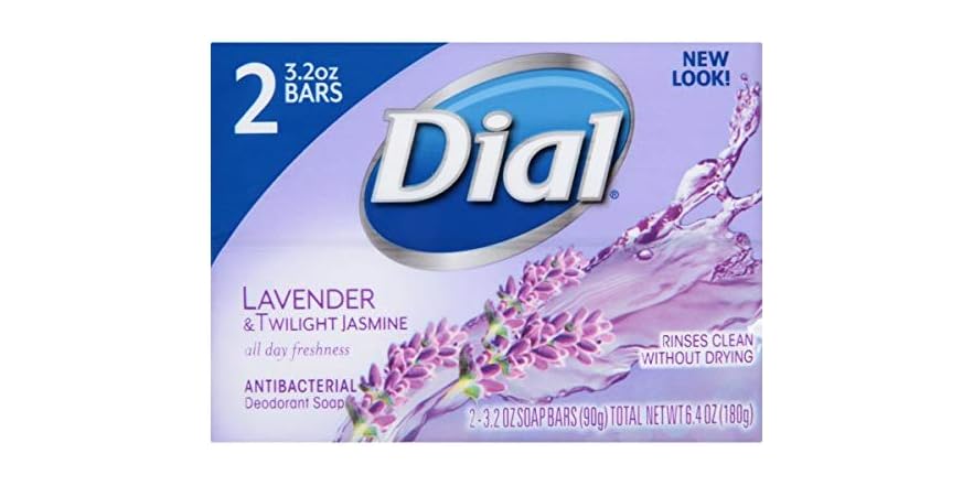 Dial Antibacterial Bar Soap, 2 Bars