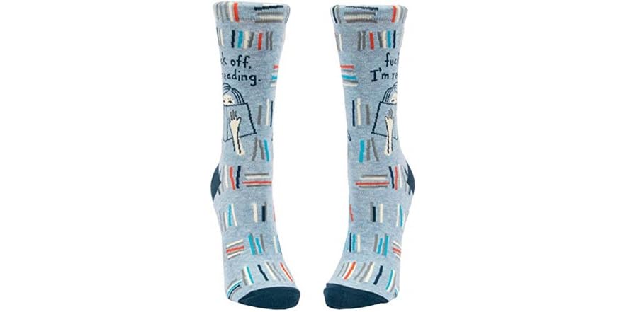 Blue Q Women's Novelty Crew Socks