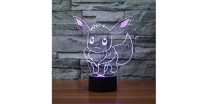 IKEY 3D Illusion LED Night Light (Eevee)
