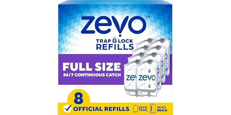 Zevo Flying Insect Trap Refills 6 Pack