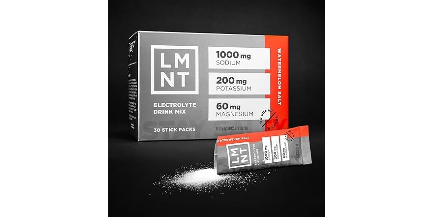 LMNT Zero Sugar Electrolytes, Watermelon Salt