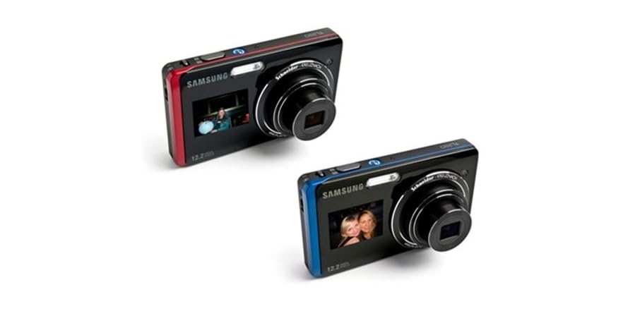 Samsung DualView 12.2MP Digital Camera with Dual LCD Screens and 4.6X ...