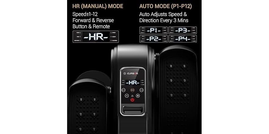 CURSOR FITNESS Under Desk Elliptical Machine