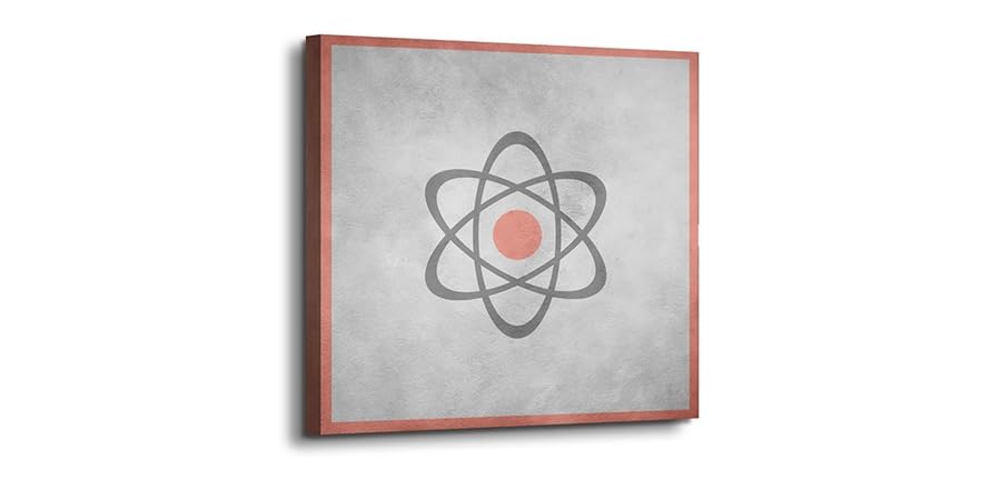 "Science Is Art " Wrapped Canvas