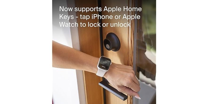 Level Lock+ Smart Lock + Apple Home Keys Deadbolt