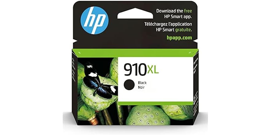 HP 910XL Black High-yield Ink Cartridge