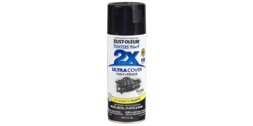 Rust-Oleum Multi Purpose Spray Paint, Black