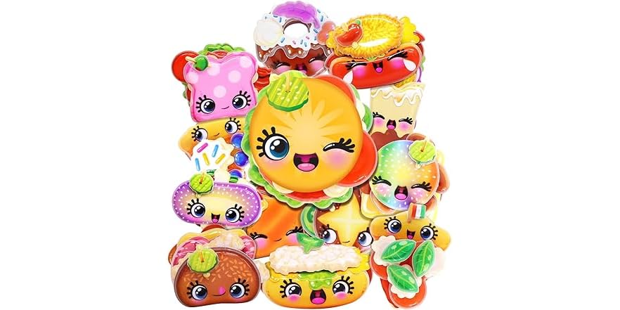 Puffy Puffs 3D Characters Stickers 10Pk