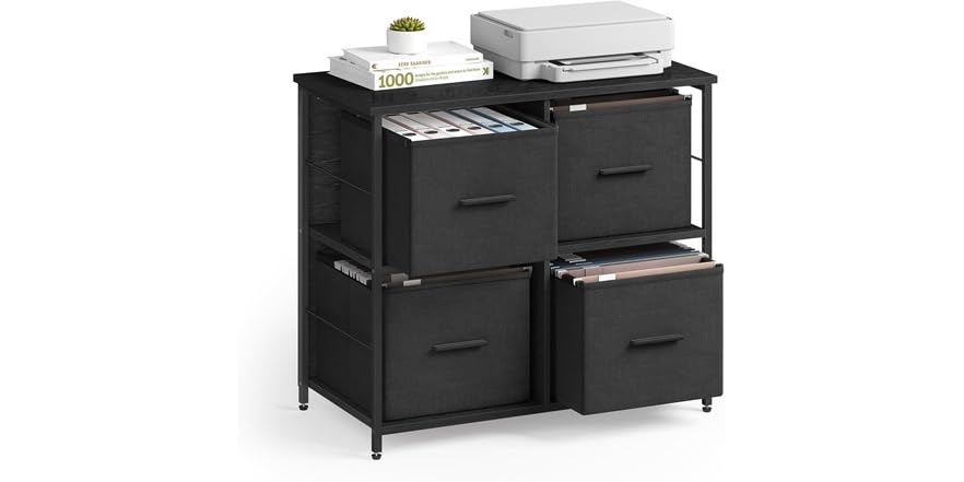 VASAGLE File Cabinet with 4 Drawers
