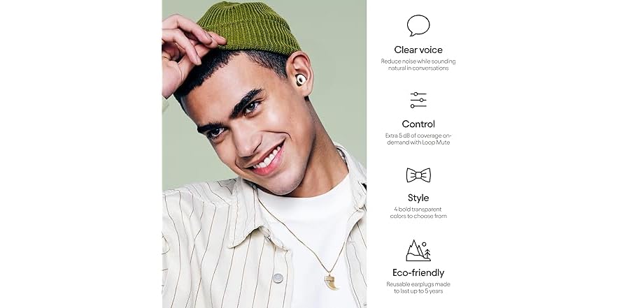 Loop Engage Plus Earplugs - Green