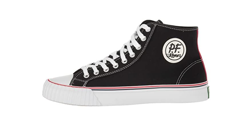 PF Flyers Women's, Black/Whit, 10