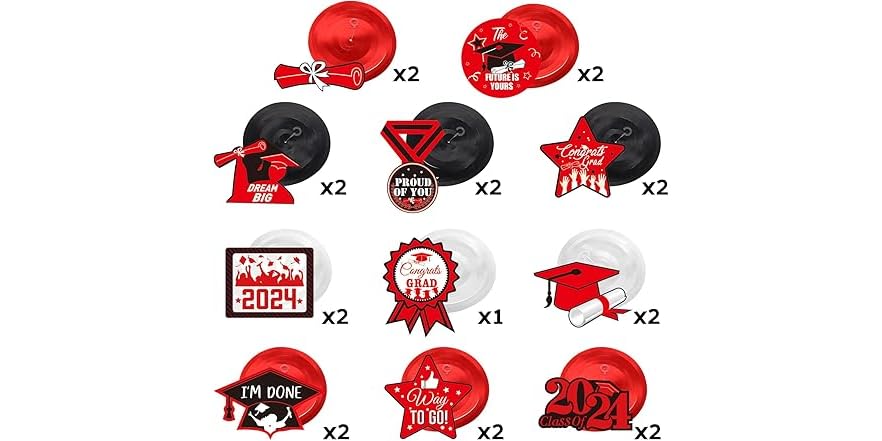 30 PC Graduation Party Decorations