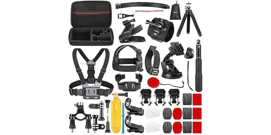 NEEWER 50in1 Action Camera Accessory Kit
