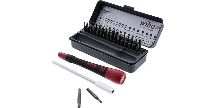 Wiha 75958 Piece GoBox Precision Micro Bit Set