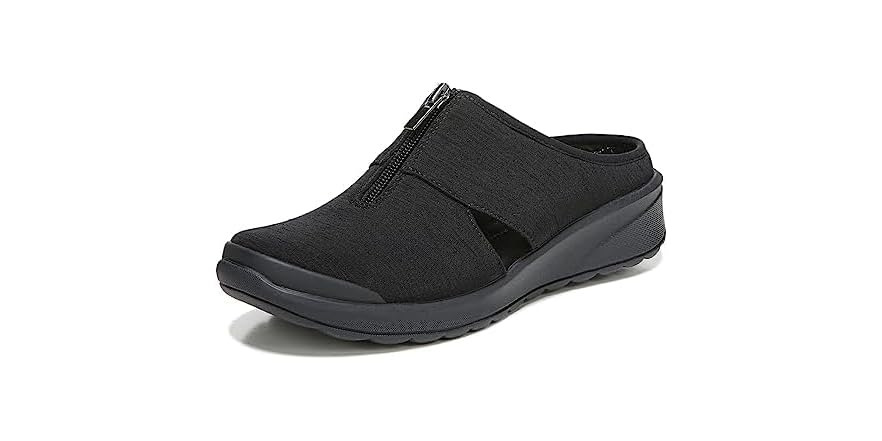 Bzees Women's Gabby Zip & Slip Clog