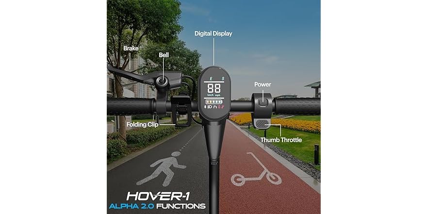 Hover-1 Alpha 2.0 Foldable E-Scooter