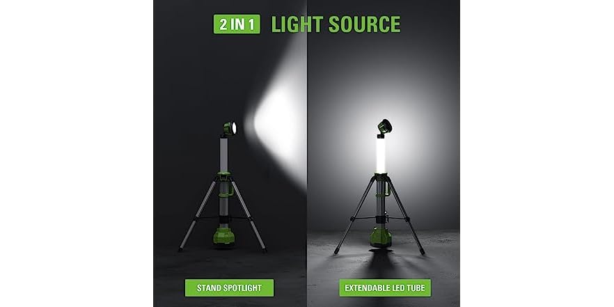 Greenworks 24V 2-In-1 2 LED Work Light