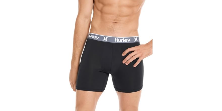 Hurley 5 Pack Stretch Boxer Briefs