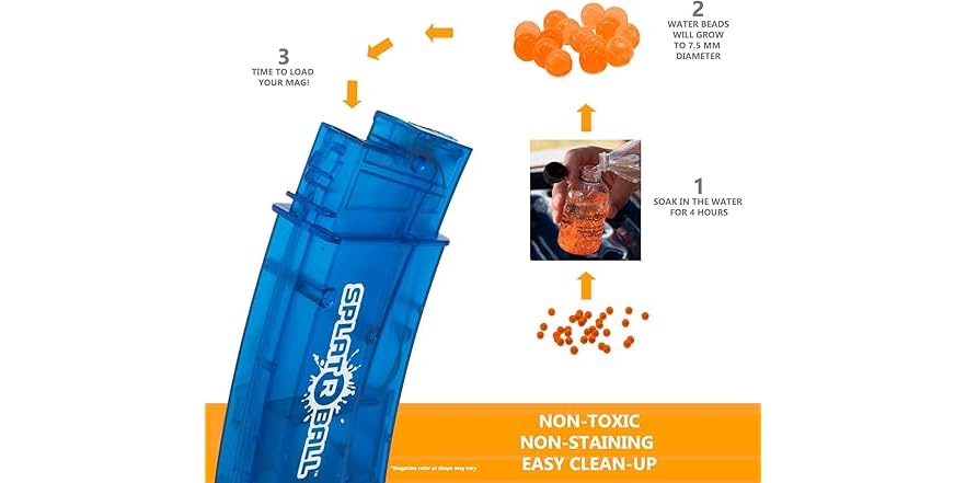 SplatRball Gel Ball Water Bead Blaster Kit