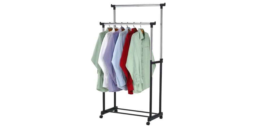 DOUBLE GARMENT RACK