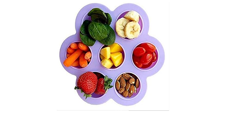 SAYGOGO 7-Hole Silicone Children's Food Supplement Box