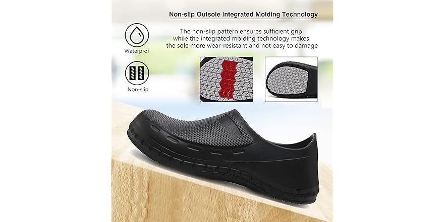 Men's Waterproof Safety Clogs