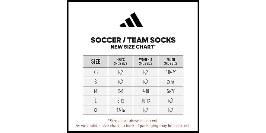 adidas Metro 5 Soccer Socks (2 Pairs)